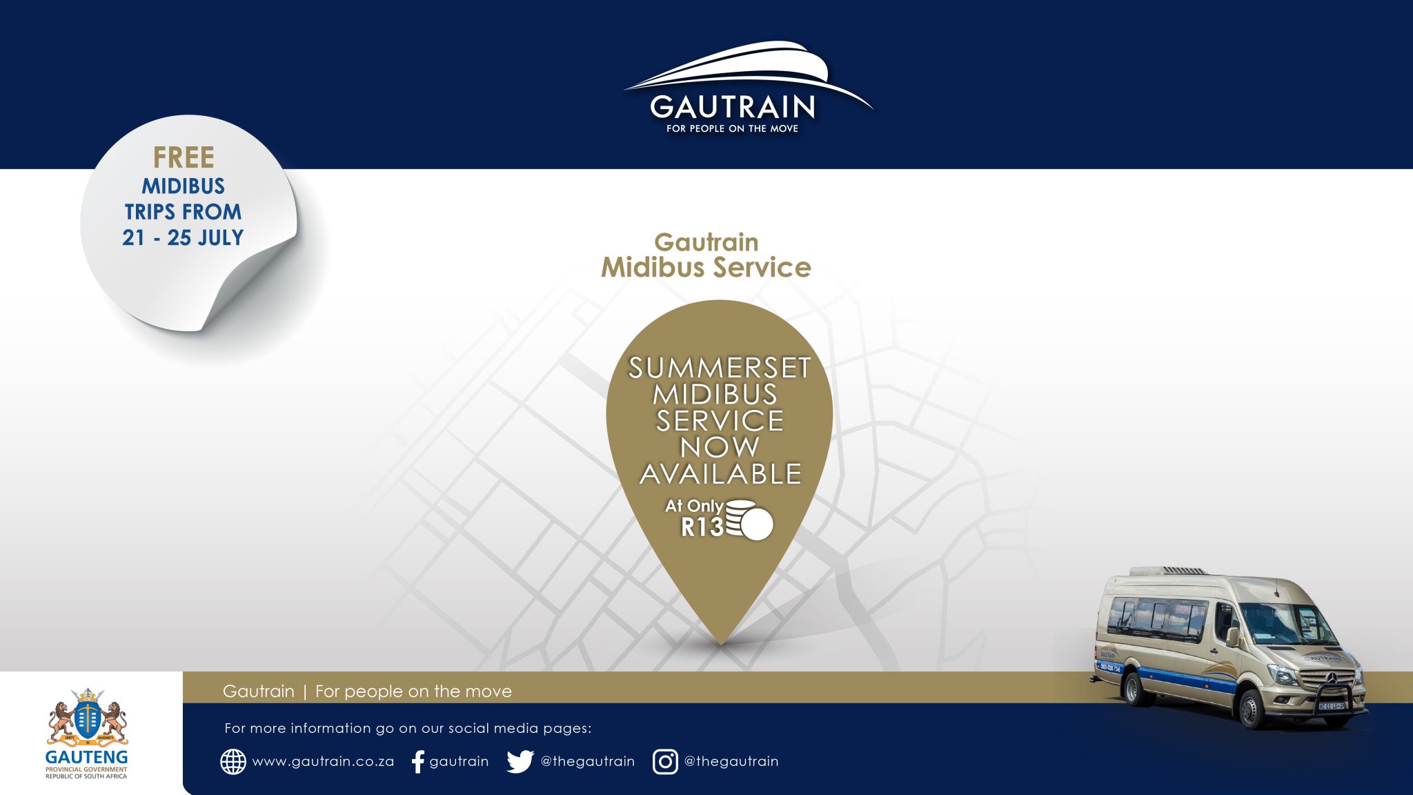 New Gautrain Midibus Routes Now Serving Parkhurst, Summerset and ...