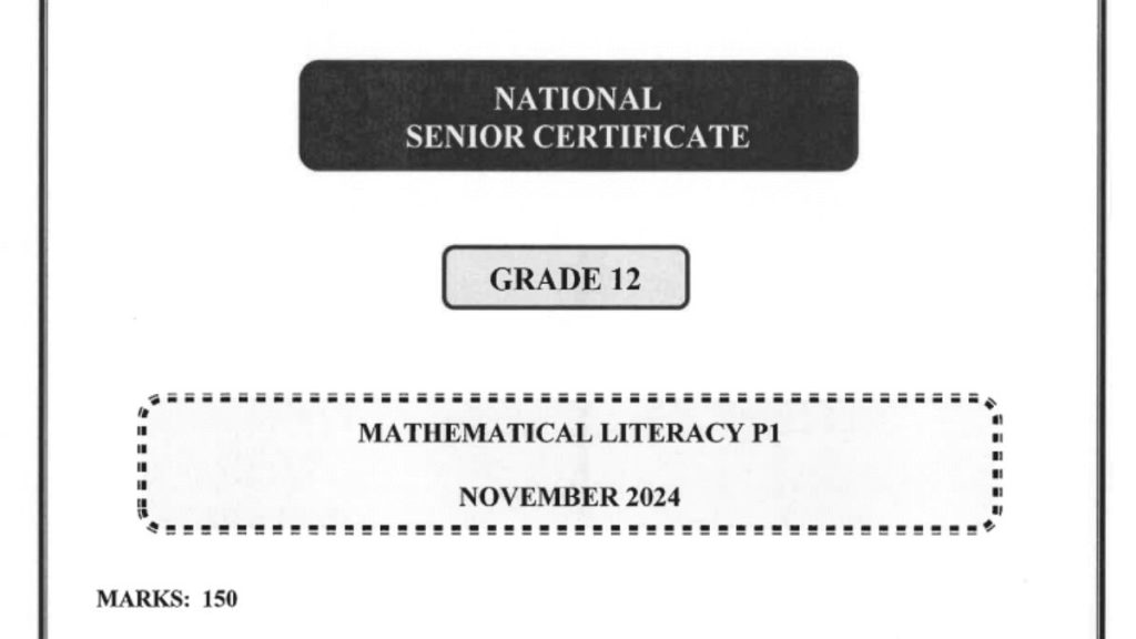 Grade 12 Exam Past Papers: Mathematical Literacy (Free Download ...