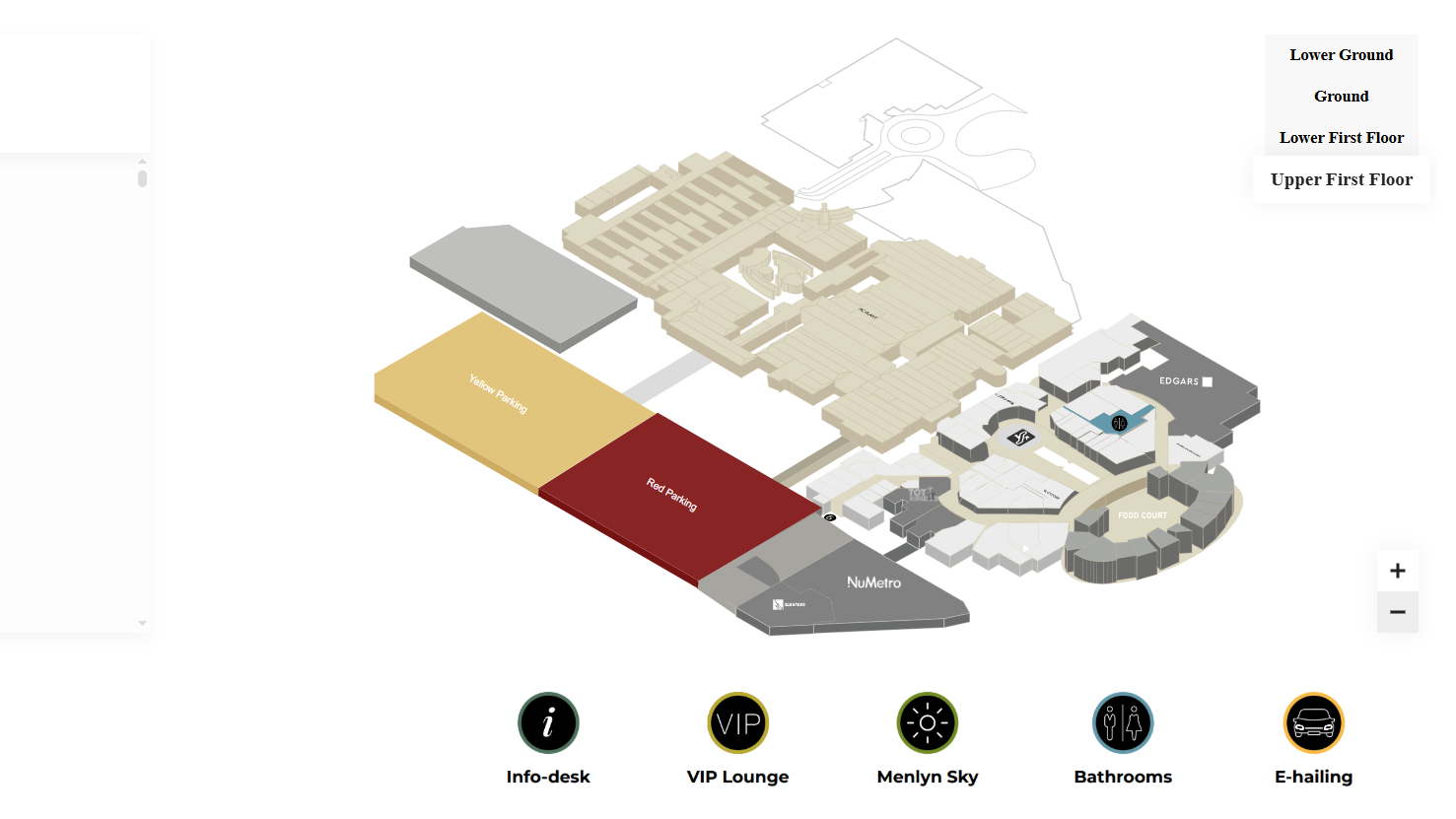 List of Stores in Menlyn Mall - Whats on G